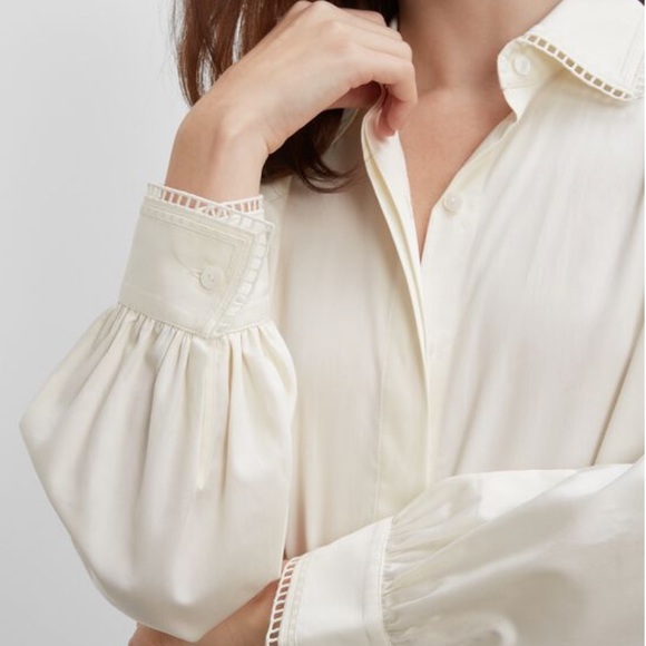 Club Monaco | Tops | Nwt Club Monaco Long Sleeve Blouse With ...